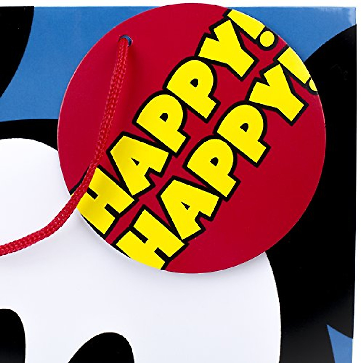 Hallmark Disney 15" Extra Large Gift Bag with Tissue Paper (Mickey Mouse) for Birthdays, Kids Parties or Any Occasion