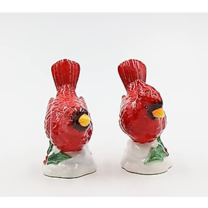 Cosmos Gifts Cardinal Couple Salt and Pepper Set, 2-7/8-Inch
