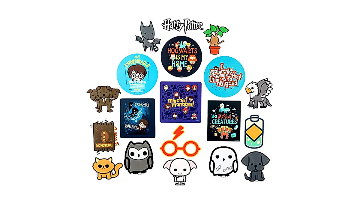 Harry Potter Chibi Vinyl Stickers Set – Waterproof & Durable