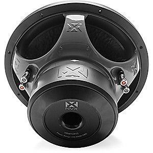 NVX VSW104V2 10" 500 watt RMS 1000 watt Peak Professional Grade VS-Series Dual 4-ohm Car Subwoofer
