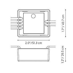 SPW FX Luminaire by Hunter LCMLV Low Voltage Cube for Luxor Controller 60W Dimming