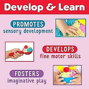 Creativity for Kids Sensory Bin: Ice Cream Shop Playset - Toddler Learning Toys for Kids Ages 3-4+, Kids Pretend Play Ice Cream Set, Kids Gifts for Girls and Boys, Medium