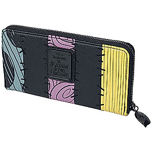 Loungefly x Nightmare Before Christmas Sally Cosplay Zip-Around Faux Leather Wallet (Multicolored, One Size)