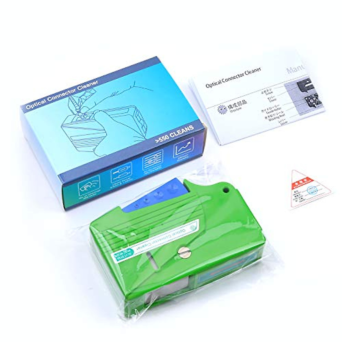 Optical Fiber Connector Cleaner Cassette Reel Cleanings 500+ Times for FC/SC/ST/LC/MU/D4 Connector