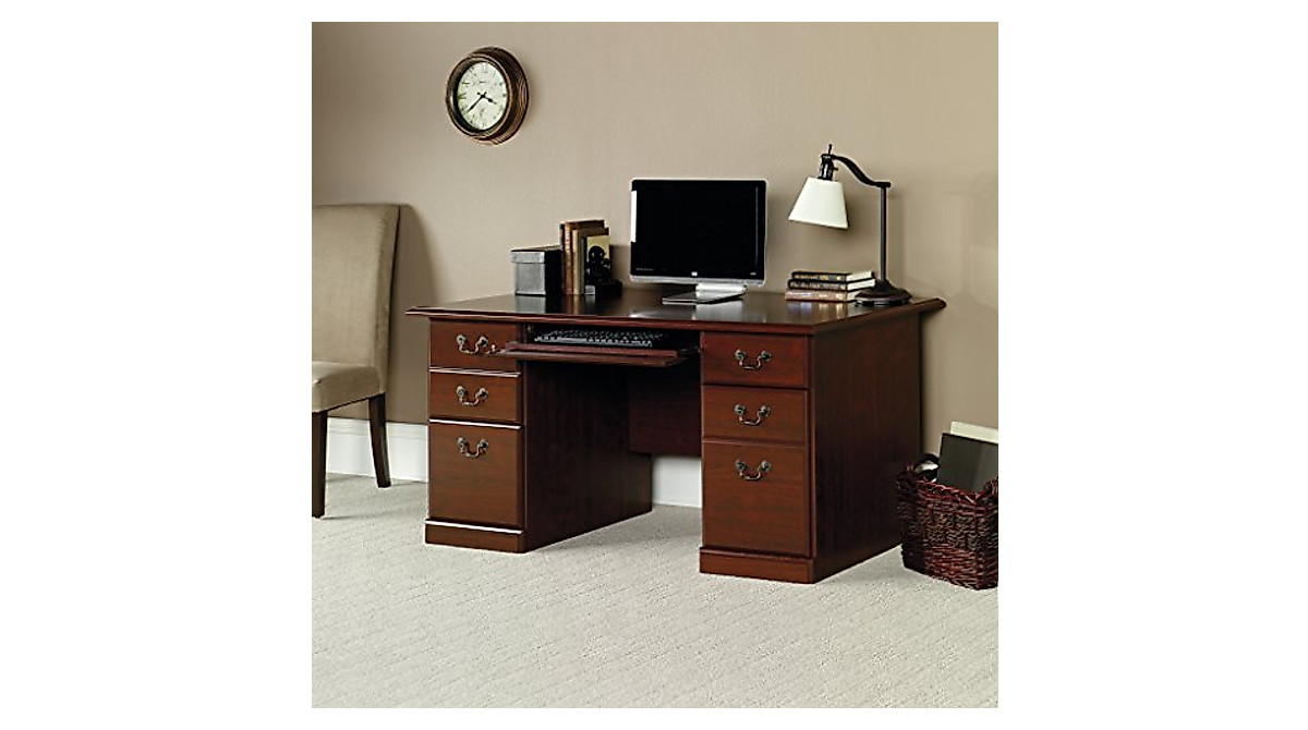 Sauder Heritage Hill Computer Desk - Classic Cherry Finish
