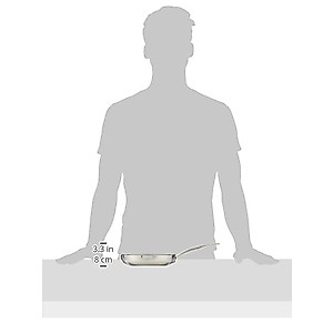 Cuisinart MultiClad Pro 8" Open Skillet, 8-Inch, Non Stick Stainless Steel