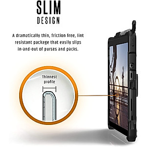 UAG Microsoft Surface Go 3 / Surface Go 2 Case [10.5-inch screen] with Hand Strap & Shoulder Strap Plasma, Ice & Microsoft Surface Go 3 / Surface Go 2 Tempered Glass Anti-Fingerprint & Scratch Resista