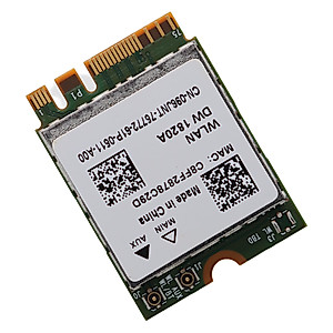 Deal4GO BCM94350ZAE 802.11ac 867Mbps M.2 NGFF WLAN WiFi Adapter Wireless Card w/BT 4.1 Replacement for Dell Laptop DW1820A BCM94352Z Hackintosh Windows 7/8/10/11