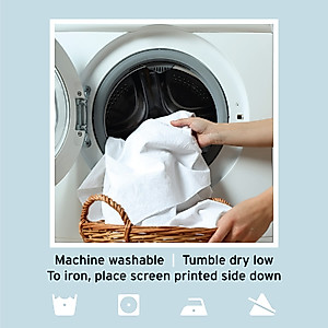 RubiaRojo Skull Halloween Kitchen Towel - Scary Flour Sack Dishcloth - White Hand Towel