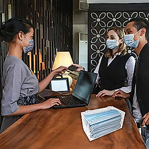 Essentially Yours Face Mask Dispenser | Acrylic Mask Box with Cover for Storing and Dispensing Personal Face Masks (Clear)