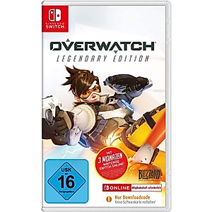 Overwatch Legendary Edition - [Nintendo Switch] (NO PHYSICAL GAME or CARTRIDGE INCLUDED IN BOX)(ONLY INCLUDES DOWNLOAD CODE IN BOX)
