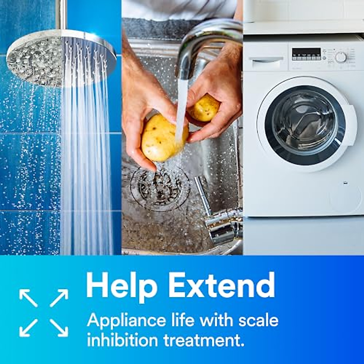 3M Aqua-Pure Whole House Scale Inhibition Inline Water System AP430SS, Prevents Scale Build Up On Hot Water Heaters and Boilers