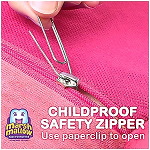 Marshmallow Furniture, Children's 2-in-1 Flip Open Foam Compressed Sofa, Disney's Minnie Mouse