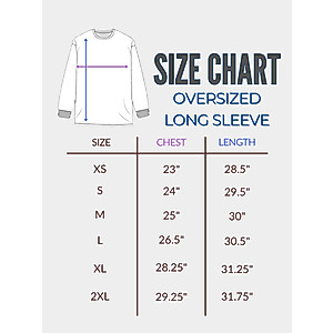 Disney Womens Long Sleeve Jersey Oversized Mickey Mouse (Charcoal, Large)