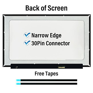 TFTcenter Screen Replacement for HP Elitebook 840 G7,840 G8, 845 G7, P/N M07093-001, M07092-001, M36315-001 14.0" FHD 1080P IPS LCD LED Laptop Display Panel with Tape