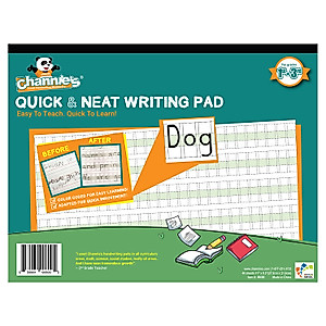 Channie's Visual Handwriting Worksheet for 1st - 3rd Grade | Handwriting Simplified! Visual Writing Tools for Kids | Handwriting Practice for Kids, Kids Writing Book, Practice Writing Book for Kids