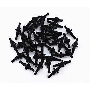 Honbay 40pcs Anti Vibration Flexible Rubber PC CPU Case Fan Mounting Screws Pin Rivet