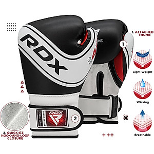 RDX Kids Punching Bag 2FT with Punch Gloves, Heavy Filled Boxing Set, Non Tear Maya Hide Leather Junior Hanging Bag, Kickboxing MMA Grappling Muay Thai Taekwondo Karate BJJ Workout Training