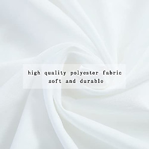 7.2x7.2ft White Round Backdrop Cover White Circle Backdrop Cover Round Fabric Photo Background for Photography Party Birthday Wedding Baby Shower Home Decorations