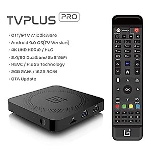New 2022 DOORDARSHAN TVPlus Pro IPTV Box Stalker Player & M3U Player with Dual Band 5G WiFi Gigabit LAN Box - Faster Than MAG 524w3 and Formuler Boxes.
