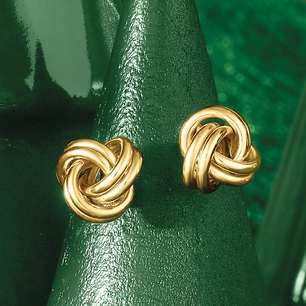 Ross-Simons 14kt Yellow Gold Love Knot Stud Earrings