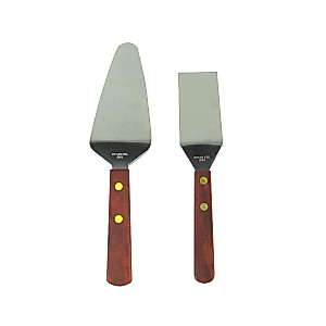 Treasure Gurus Cake Spatula Dessert Server Pie Cutter 2 Pc Set Serving Tools Utensils