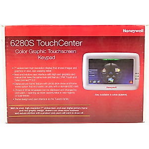 Honeywell Ademco 6280S Color Touch-Screen Keypad w/ Voice, Silver