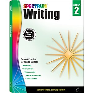 Spectrum Writing Workbook Grade 2, Ages 7 to 8, Second Grade Writing Workbook, Informative, Opinion, Letters, and Story Writing Prompts, Writing Practice for Kids - 112 Pages