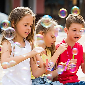 Kids Party Goodie Bag Stocking Stuffer Fillers for Toddlers, 32 Pack Mini Bubble Wand Toys Gifts for Kids, Small Christmas Pinata Birthday Party Favors Supplies, Camping Classroom Prizes Treats