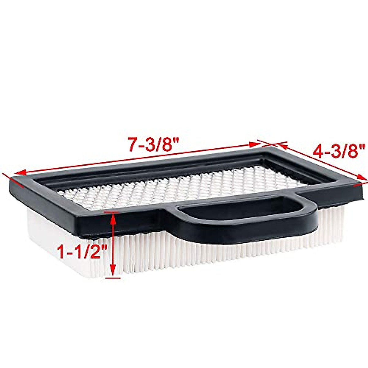 Hipa 698754 273638 Air Filter 691035 Fuel Filter 696854 Oil Filter Spark Plug for Intek Extended Life Series V-Twin 18-26 HP Lawn Mower 499486 499486S 273638