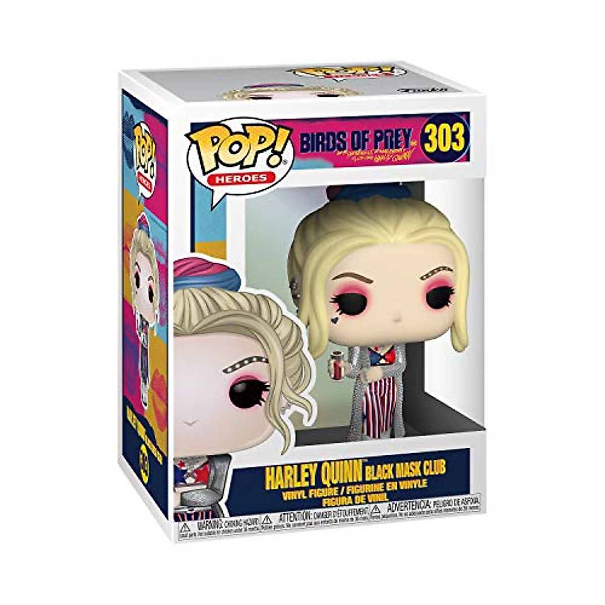 Funko Heroes: Harley Quinn-POP Collectible Figure, Multicolour, 3.75 inches