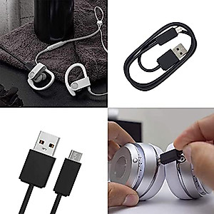 FEIYIU Charger Charging Cable Cord Compatible with for Beats by Dr Dre Studio Solo 3 2 2.0 Powerbeats 3 2 Wireless Headphone Earphone, Pill 2.0 Speakers