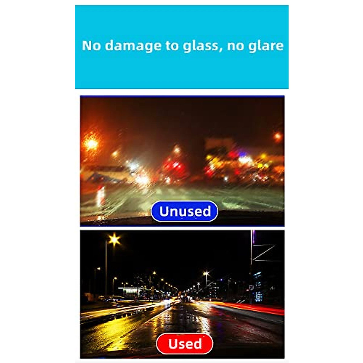 Golden Hoo Windshield Oil Film Cleaner, Remove Aging Coating Layer, Rear View Mirror Cleaner, Clean Glass, Clear Vision，soft99