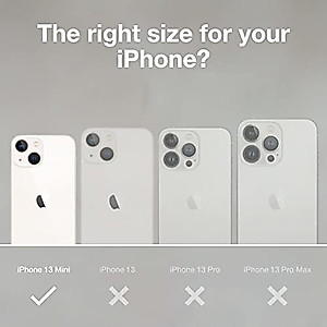 WOODCESSORIES - Phone Case for iPhone 13 Mini Case biodegradeable Red - Ecofriendly, Made of Plants