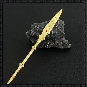 God of War Ragnarök Kratos' Draupnir Spear Action Figures Game Toys Collection Keychain Gift Desk Decoration Backpack Pendant Gift Muliticolor