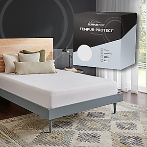 Tempur-Pedic TEMPUR-Protect Waterproof Mattress Protector, Full, White