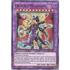 Yu-Gi-Oh! - Quintet Magician - DUPO-EN040 - Ultra Rare - 1st Edition - Duel Power