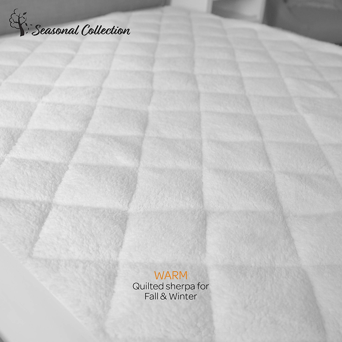SensorPedic All Seasons Reversible Mattress Pad, Twin,White