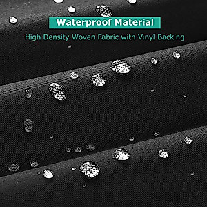 SunPatio Outdoor Waterproof Grill Cover Compatible for Weber 22 Inch Performer Premium Deluxe, RecTeq, Char-Griller Grills, Compared to Weber 7152, Heavy Duty Weather Resistant Charcoal BBQ Cover