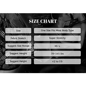 Buitifo Sexy Lingerie for Women Fishnet Mini Dress One Piece Babydoll Nightwear(BlackZJD,One Size)