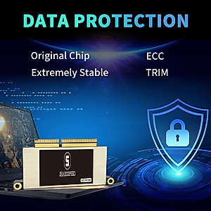 S SHARKSPEED SSD 512GB for Upgrade Apple MacBook Pro A1708 Retina 13" 2016-2017(EMC 2978, 3164) No Touchbar Models, Internal Solid State Drive PCIe NVMe Gen3.0x4