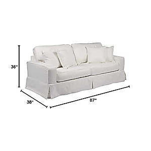 Sunset Trading SU-108500-391081 Americana Slipcovered Sofa