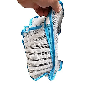 The Sneaker Laundry Bag Footwear White Mesh Washing Bag For Gentle Washing