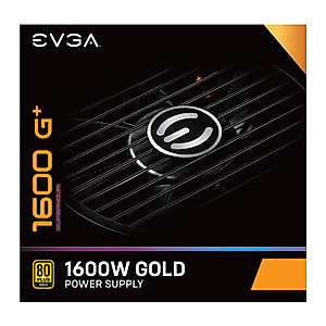 EVGA Supernova 1600 G+, 80+ Gold 1600W, Fully Modular, 10 Year Warranty, Includes Free Power On Self Tester, Power Supply 220-GP-1600-X1