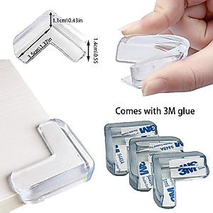 22 pcs Child Safety Lock and Corner Protector Outlet Cover, 8 pcs Strap Locks Baby Proofing Cabinet Locks for Fridge Drawers Dishwasher, 4 pcs Table Corner Guards and 10 pcs Electric Plug Protector