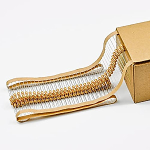 KOKISO 1W 1 Watts 550PCS 55 Value (0.1 ohm—1M ohm) Carbon Film Resistor +/-5% Assorted Kit Assortment