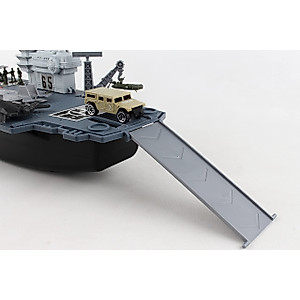 Daron Worldwide Trading Aircraft Carrier BP96243 Playset ,for 36 months to 180 months Gray