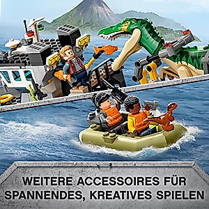 LEGO® Jurassic World Baryonyx Dinosaur Boat Escape 76942 Building Kit; Cool Toy Playset for Creative Kids