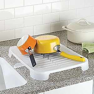 iDesign Dish Drain Board InterDesign Swivel Spout for Kitchen Sink-Frost