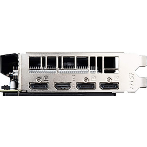 MSI Gaming GeForce RTX 2060 126GB GDRR6 192-bit HDMI/DP 1680 MHz Boost Clock Ray Tracing Turing Architecture VR Ready Graphics Card (RTX 2060 Ventus 12G OC)
